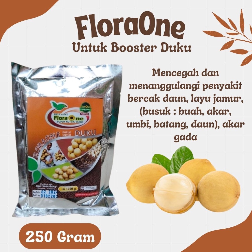 Jual Pupuk Hayati FLORAONE DUKU 250 GRAM, Pupuk Duku Agar Berbuah Lebat | Shopee Indonesia