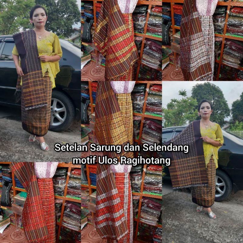 Jual KAIN SONGKET MARIHOT SETELAN SARUNG SELENDANG TENUN MOTIF ULOS ...