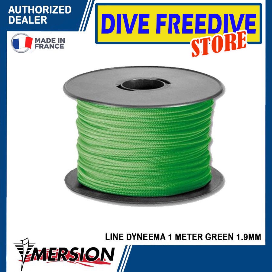 Jual Line Dyneema Imersion Green 1.9mm (1 meter) Tali Dinema Speargun ...