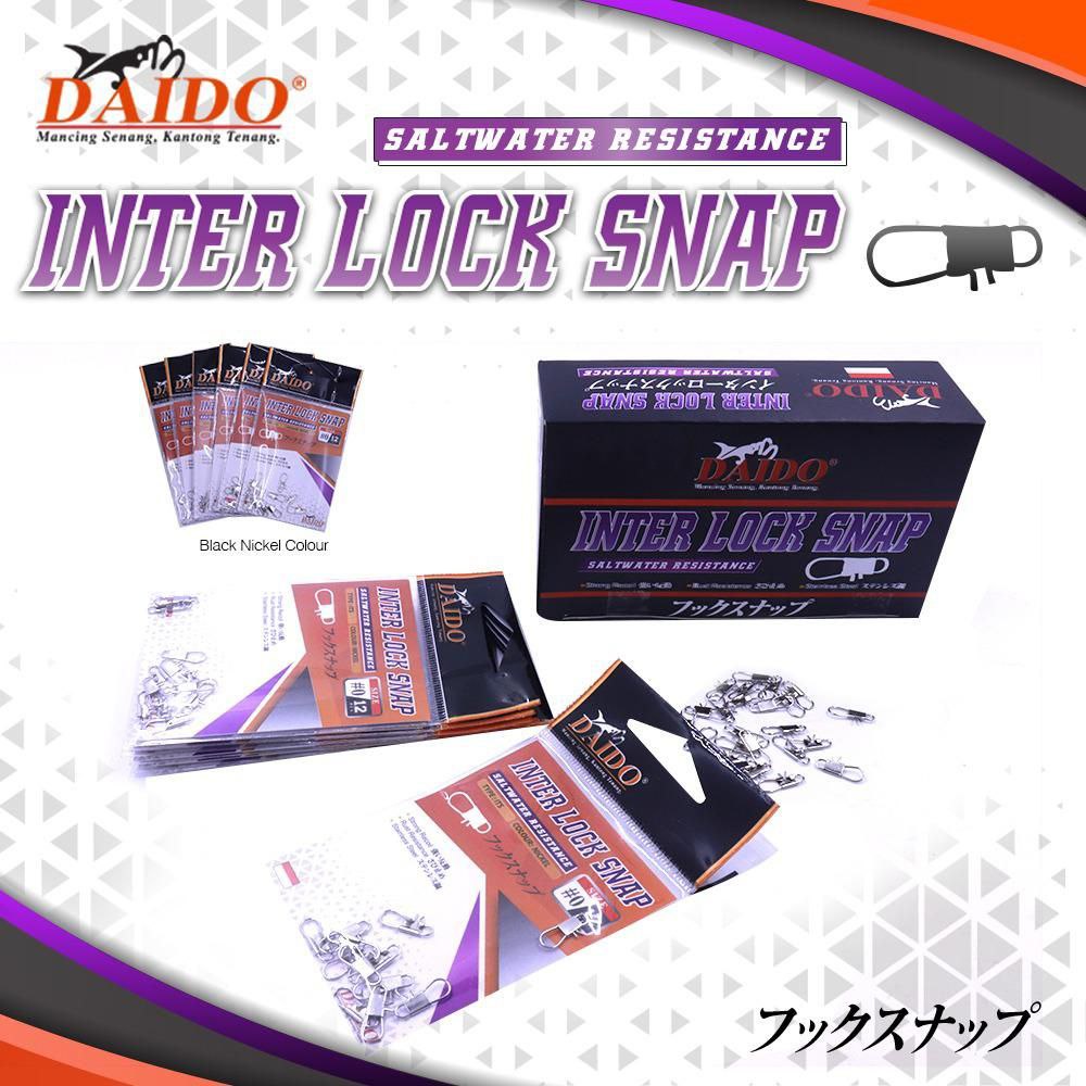 Jual Snap pancing murah Daido Interlock Snap isi 12 pcs | Shopee Indonesia