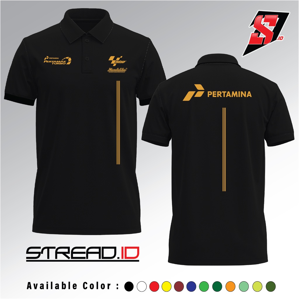 Jual Polo Shirt Baju Kaos Polo Kerah Pertamina Pertamax Turbo Pria ...