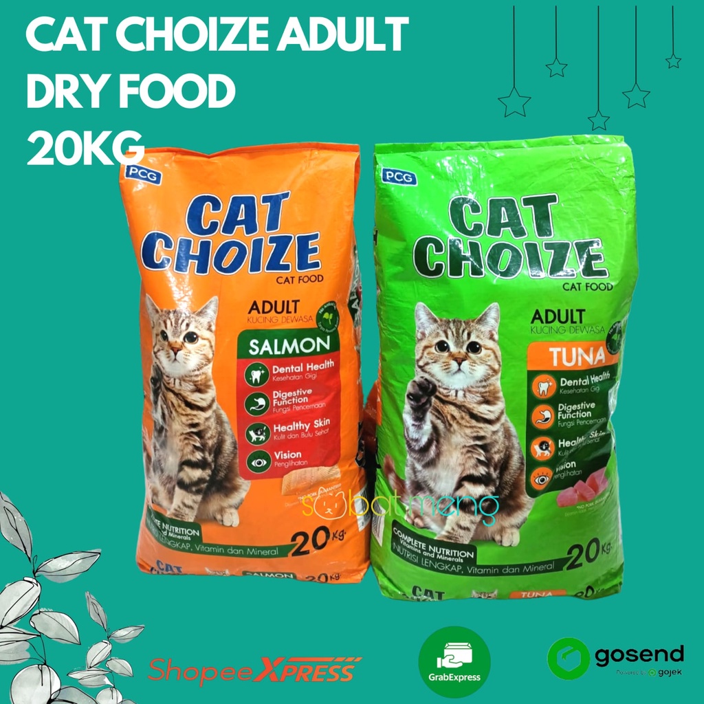 Jual CAT CHOIZE ADULT TUNA SALMON 20KG | CAT CHOIZE MAKANAN KUCING ...