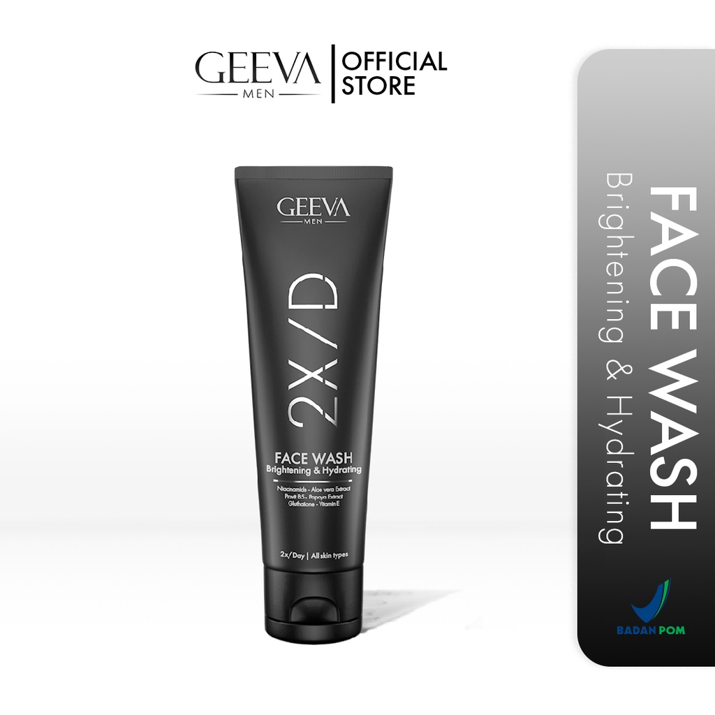 Jual GEEVA MEN - FACE WASH BRIGHTENING & HYDRATING | Shopee Indonesia
