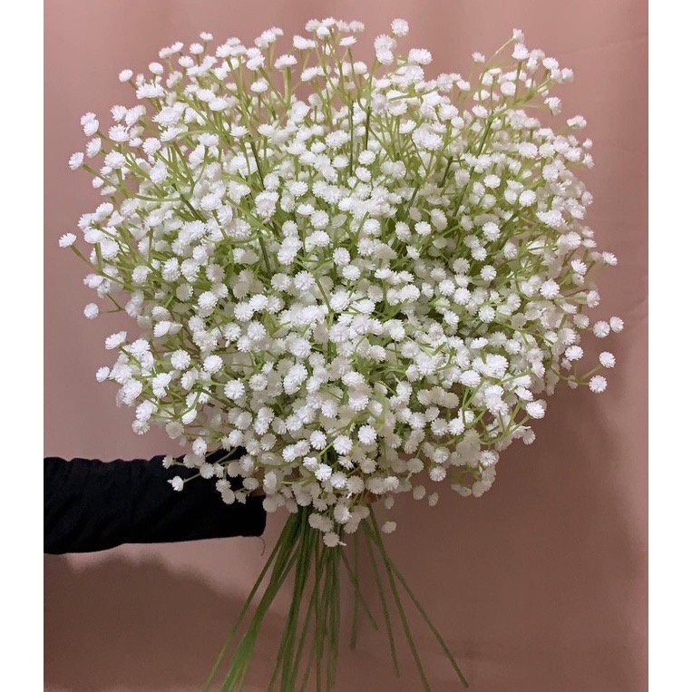 Jual Bunga Baby Breath Panjang Warna Putih Dekorasi Hiasan Buket ...