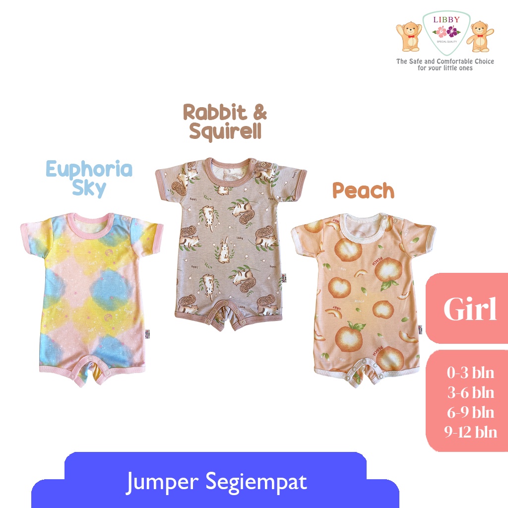 Jual LIBBY Premium Jumper Segiempat Motif Girl (1 PCS/PACK) | Shopee ...