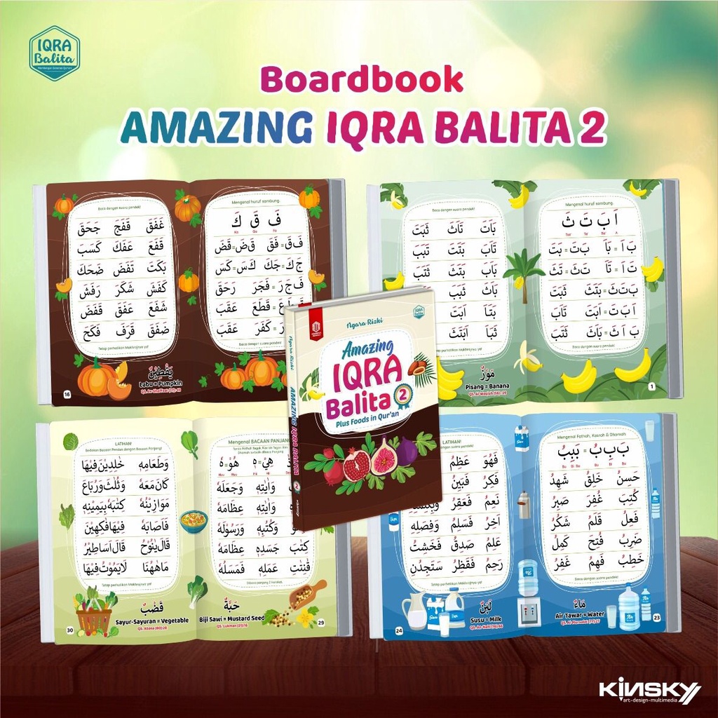 Jual Iqra Balita Buku Mengenal Huruf Hijaiyah Berwarna Bergambar ...