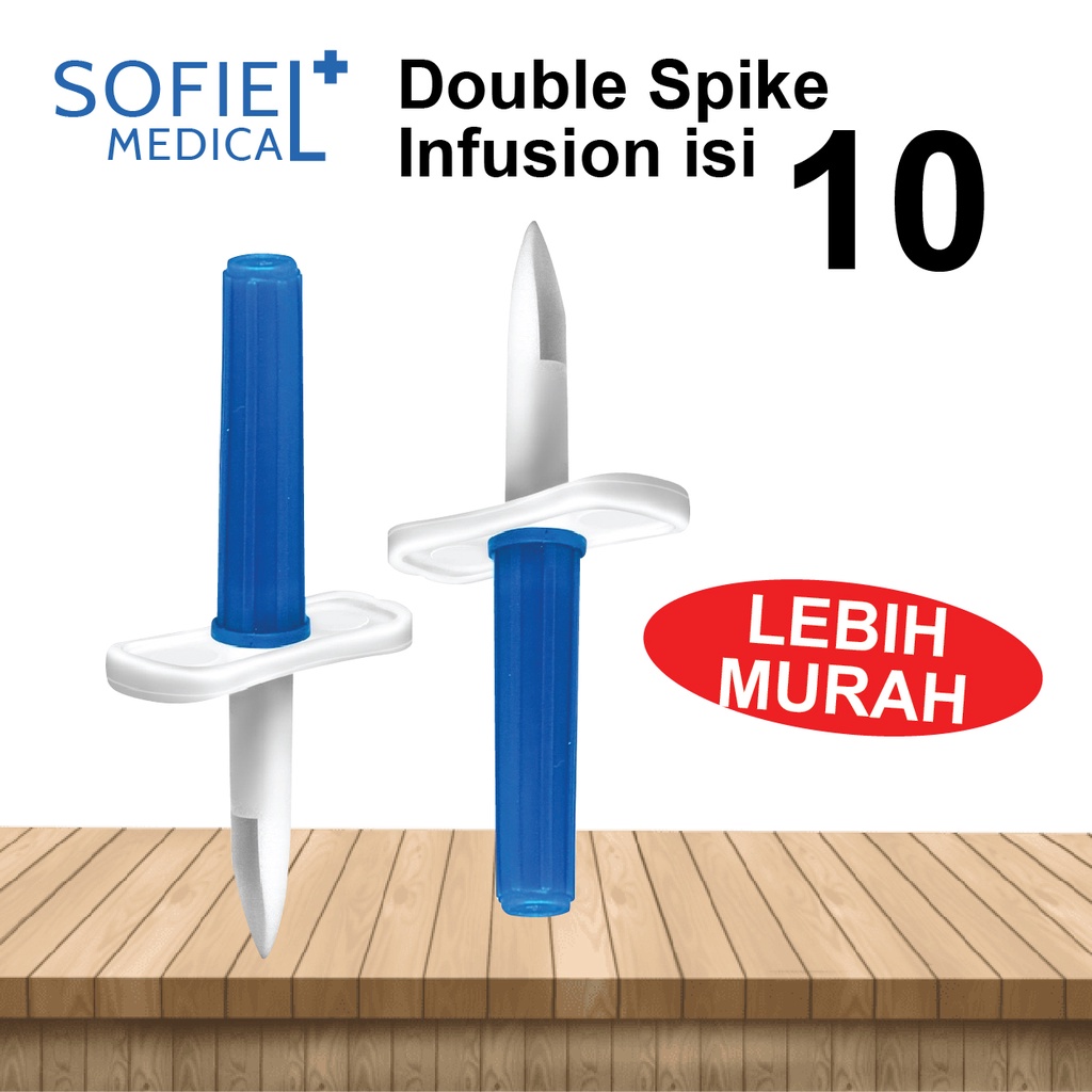 Jual Penusuk Double Spike Cairan Infus SET (Beli Banyak Lebih Murah ...