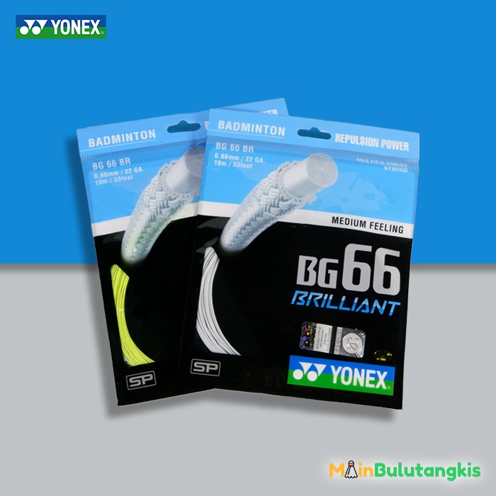 Jual Senar Raket Badminton / Senar Yonex BG 66 / BG 66 Brilliant ...