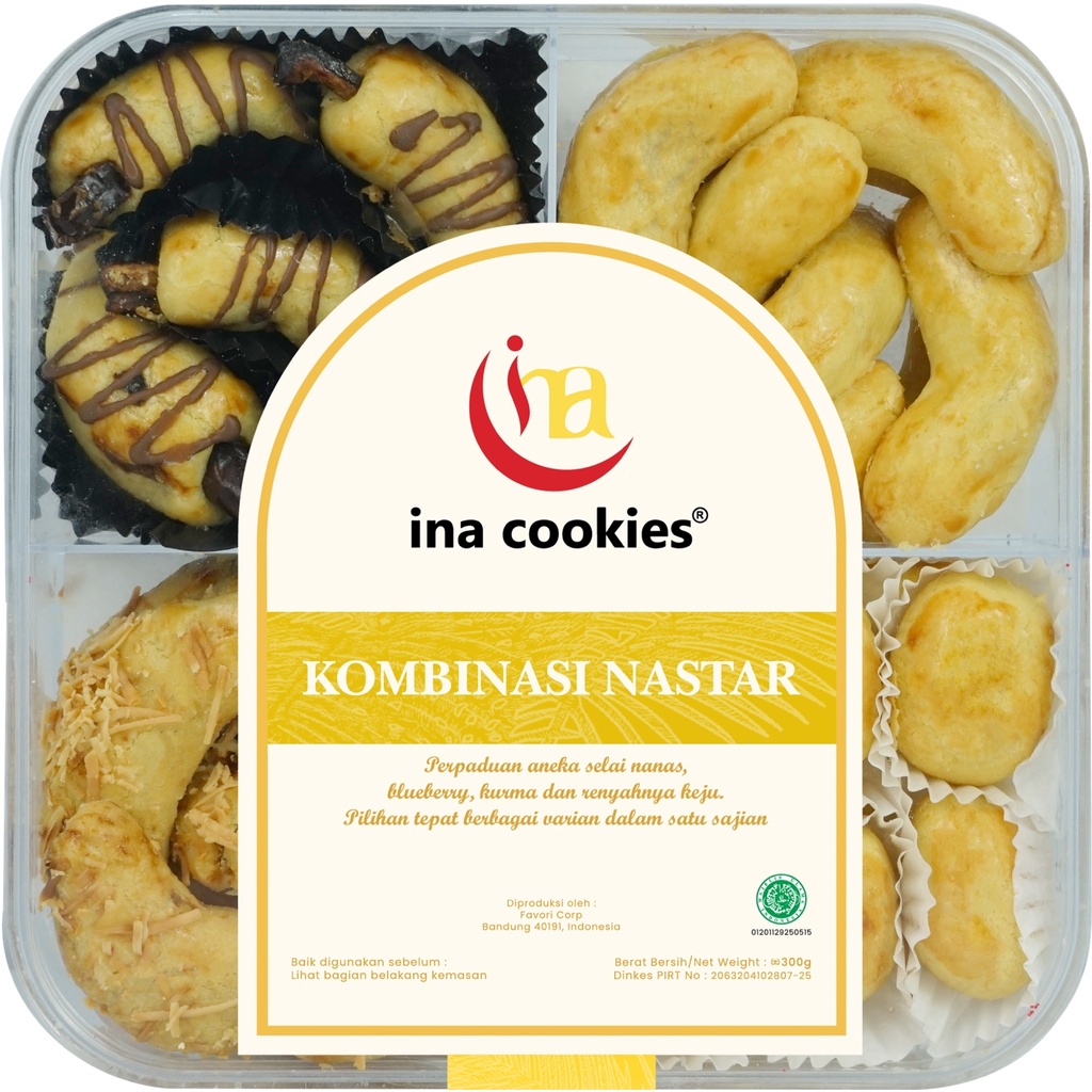 Jual Ina Cookies Kombinasi Aneka Nastar | Shopee Indonesia
