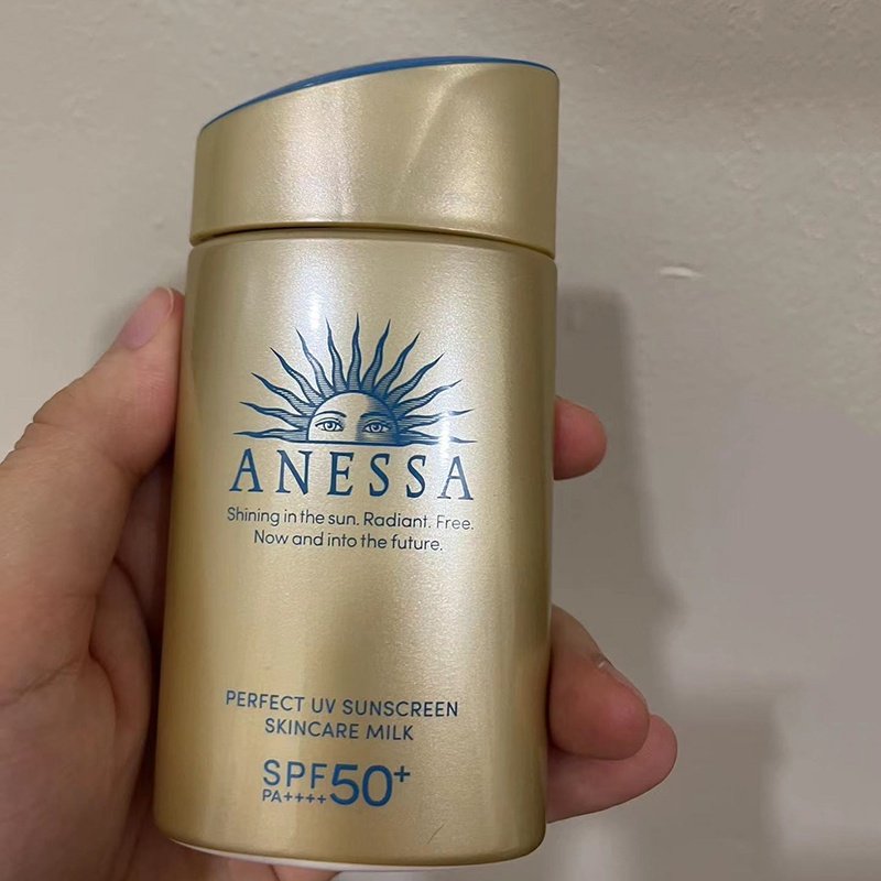 Jual Anessa Sunscreen Perfect UV Sunscreen Skincare Milk 60ml SPF50+ PA ...