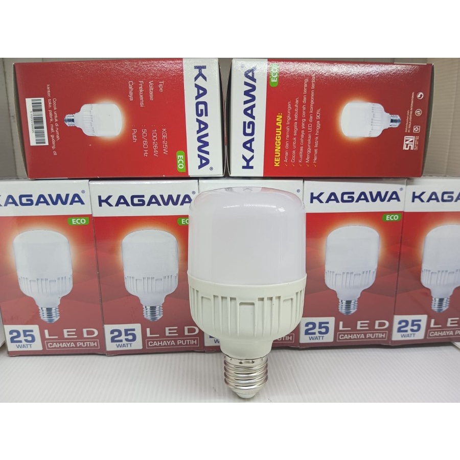 Jual Lampu LED KAGAWA ECO Capsule 25 watt cahaya putih Bohlam LED 25w | Shopee Indonesia
