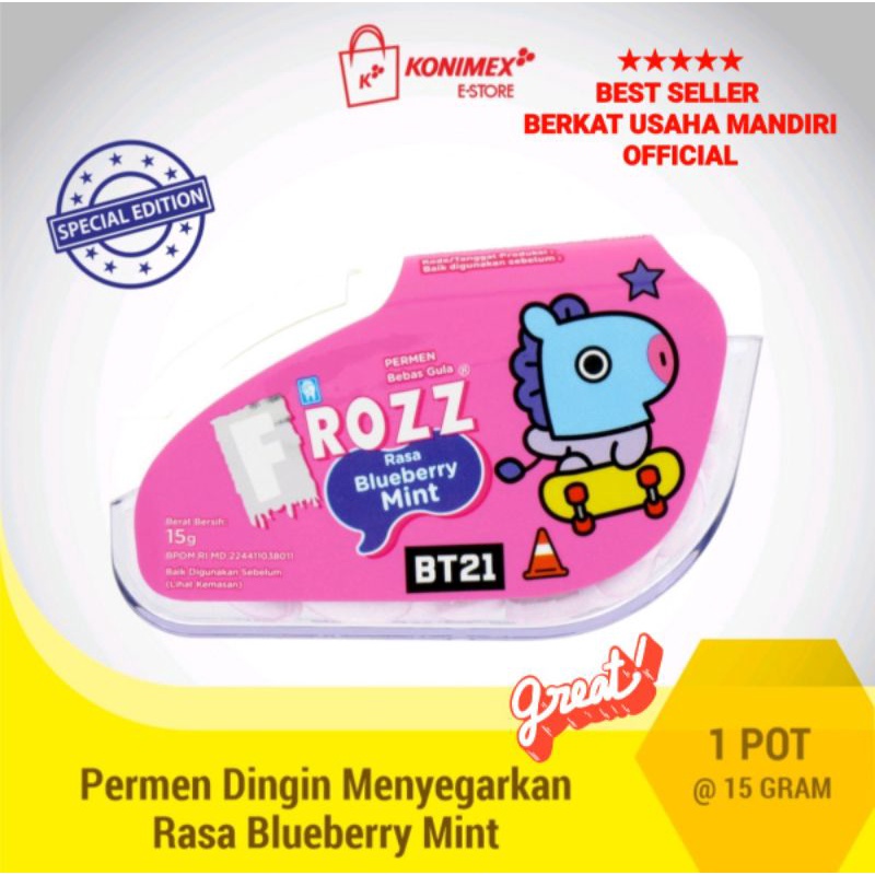 Jual FROZZ BT21 Permen Dingin Menyegarkan @15g | Shopee Indonesia