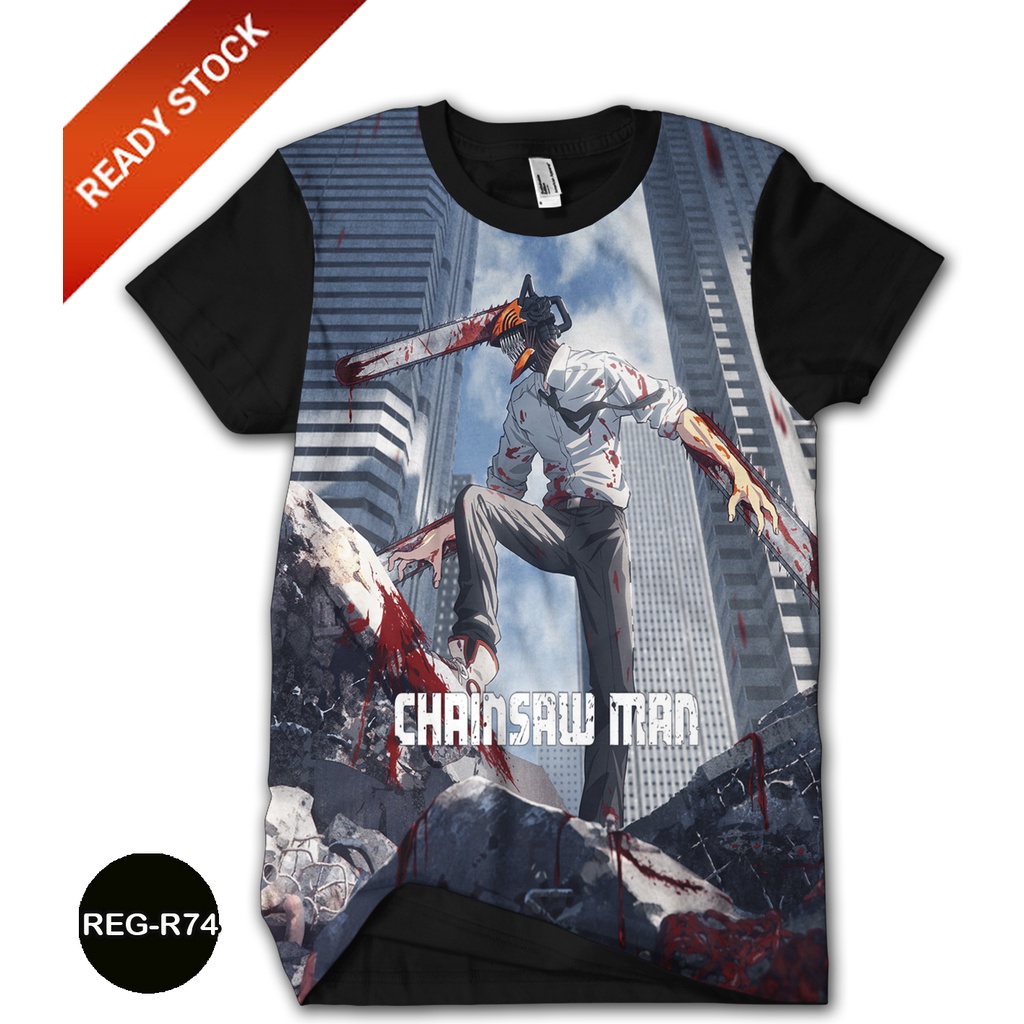 Jual Baju Chainsaw Man Kaos Anak dan Dewasa Chainsaw Man Anime Trendy ...