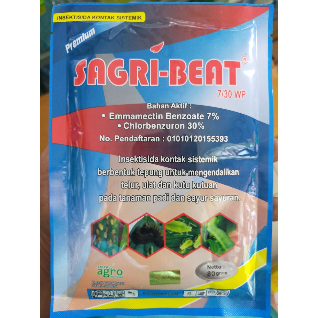 Jual Insektisida SAGRI BEAT 7/30WP 80gr | Shopee Indonesia