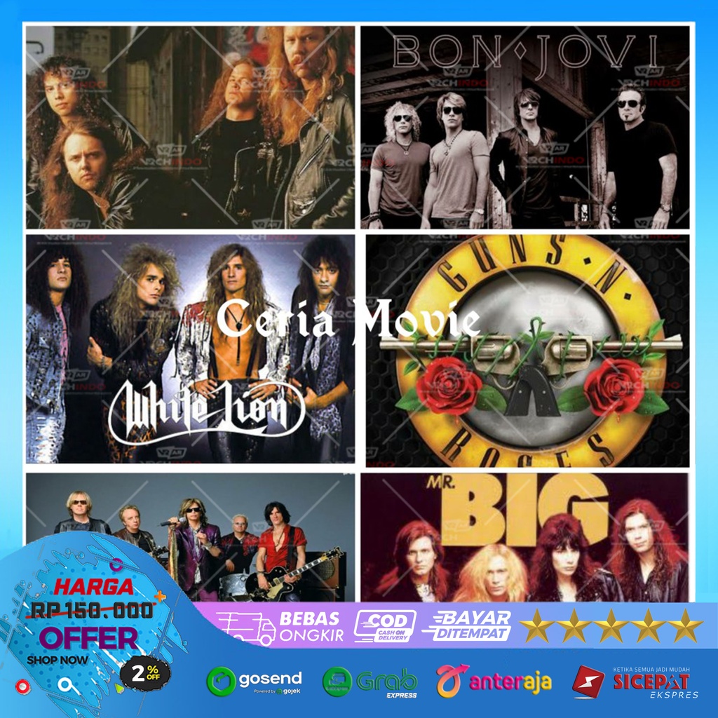 Jual Kumpulan Musik ROCK Edisi Tahun 70, 80, 90 an Best of The Best ...