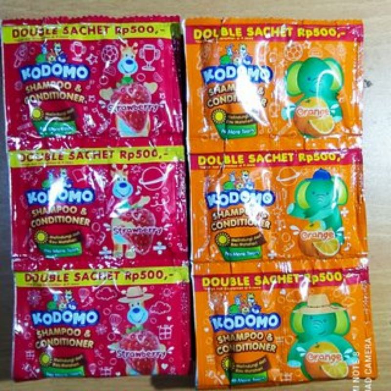Jual Kodomo Shampoo & Conditioner Renceng isi 12 Sachet / 24 pcs | Shopee Indonesia
