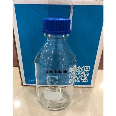 Jual Schott Duran Botol glass laboratorium 750ml | Shopee Indonesia