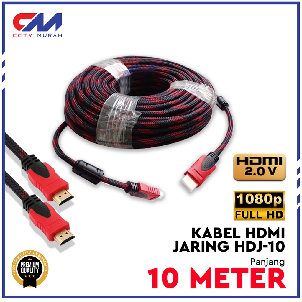 Jual KABEL HD 10M SERAT JARING | Shopee Indonesia