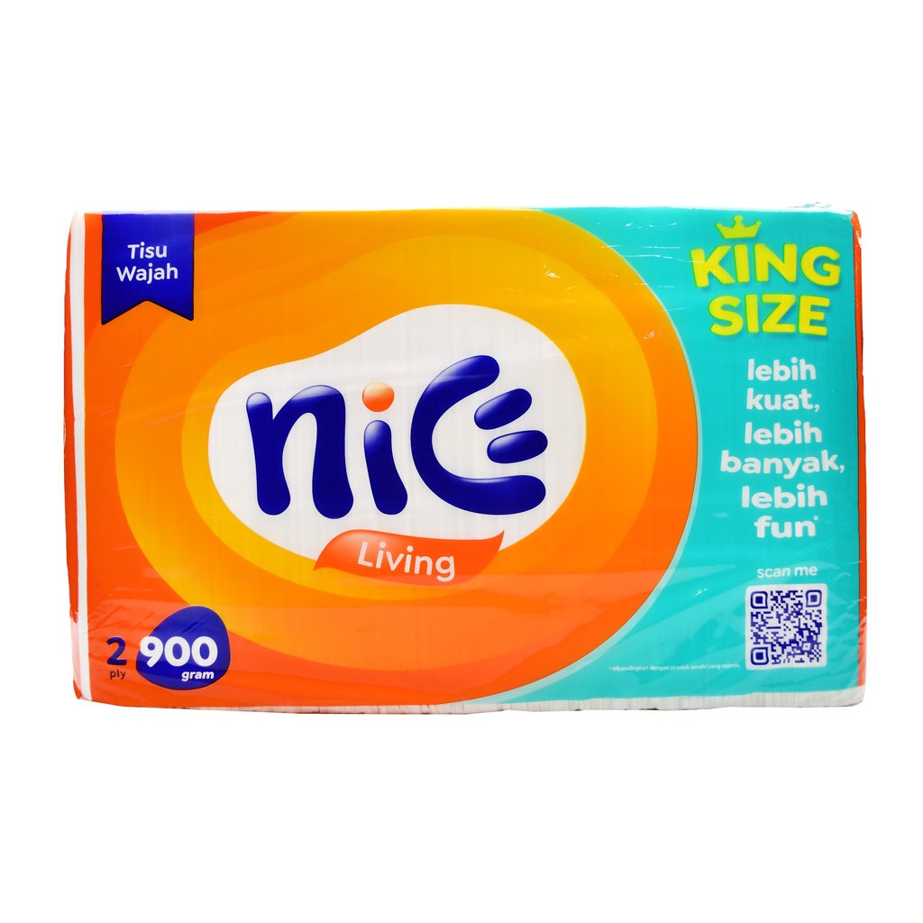 Jual TISU WAJAH NICE 900 GR KEMASAN BESAR FACIAL TISSUE 2 PLY | Shopee ...