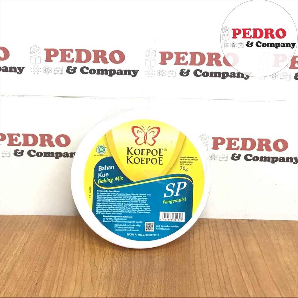 Jual Koepoe koepoe SP bahan kue baking mix 70 gram - pengemulsi ...