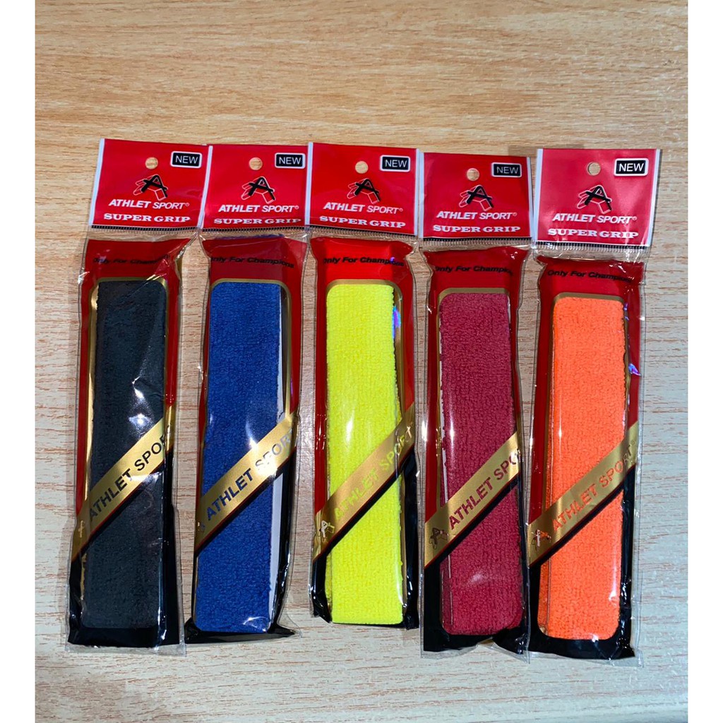 Jual GRIP HANDUK BADMINTON ATHLET FIBER / GRIP HANDUK ATHLET FIBER ...