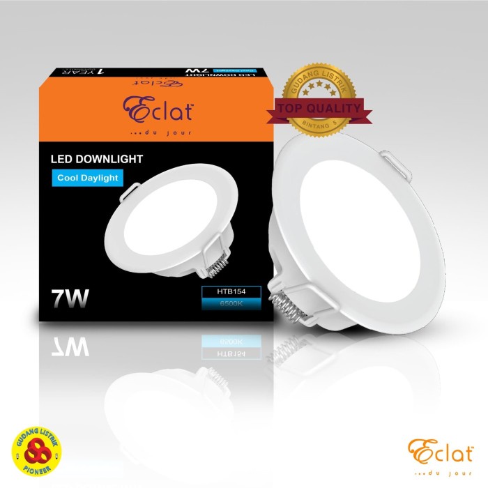 Jual Eclat Downlight LED 7W Putih Lampu Plafon LED 7 Watt CDL 220V | Shopee Indonesia