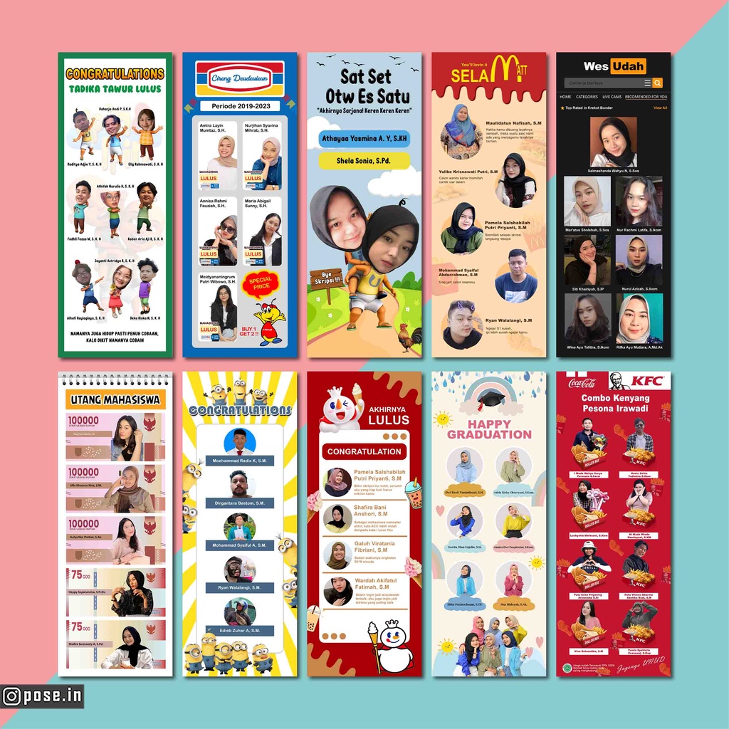 Jual JASA EDIT BANNER WISUDA SOFTFILE | Shopee Indonesia