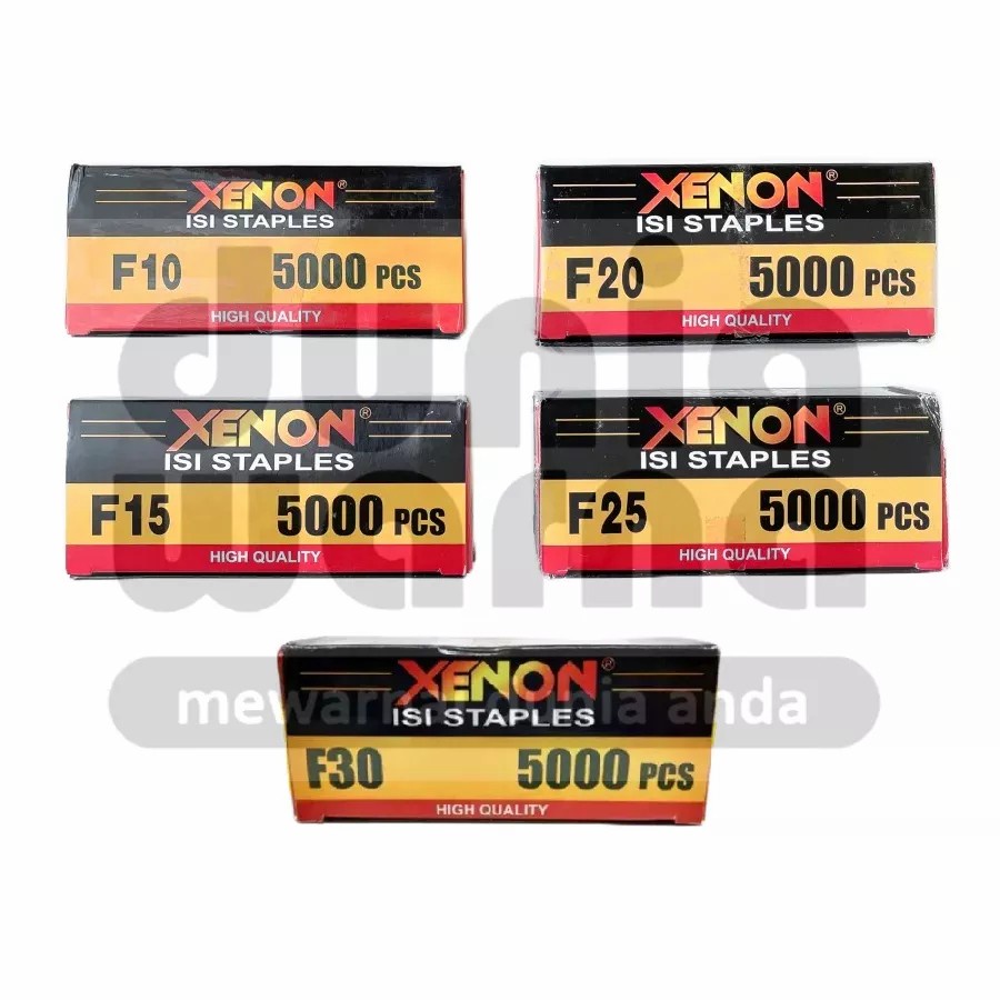 Jual XENON F10/F15/F20/F25/F30/F50 Isi Refill Mata Air Nailer/Staples ...
