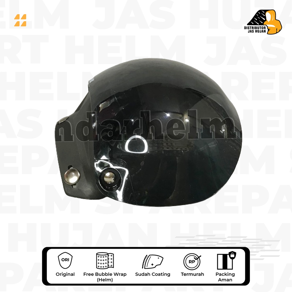 Jual Visor Bogo Cembung smoke merk West (Original) | Shopee Indonesia