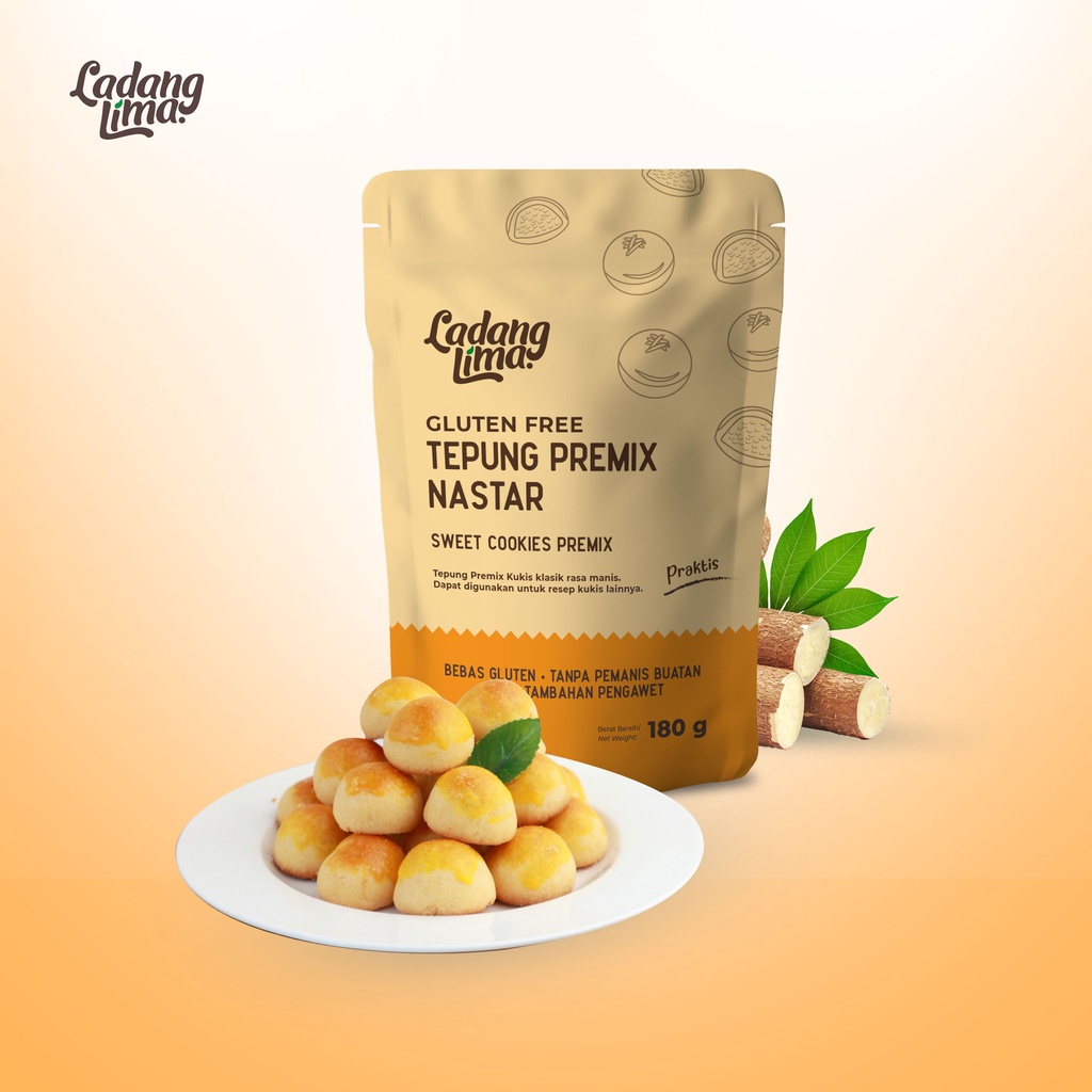 Jual Ladang Lima Tepung Premix Nastar 180gr | Shopee Indonesia