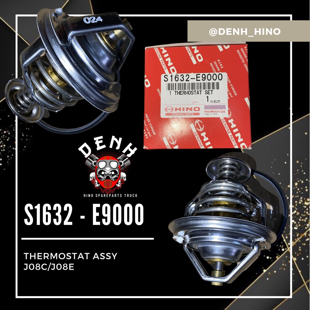Jual S1632 - E9000 Thermostat Assy J08C/J08E Asli Hino | Shopee Indonesia