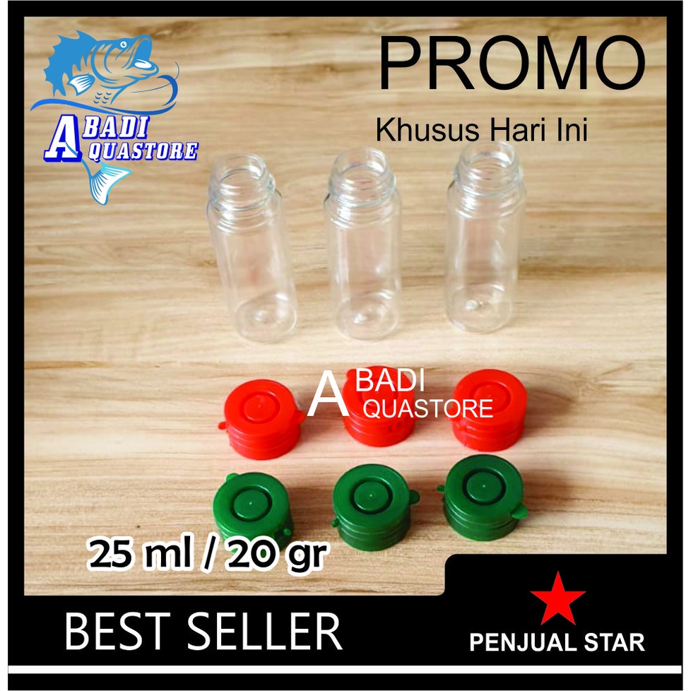 Jual Botol Plastik 25 ml (BENING) - Botol Repack 20 gram - Botol Repack ...