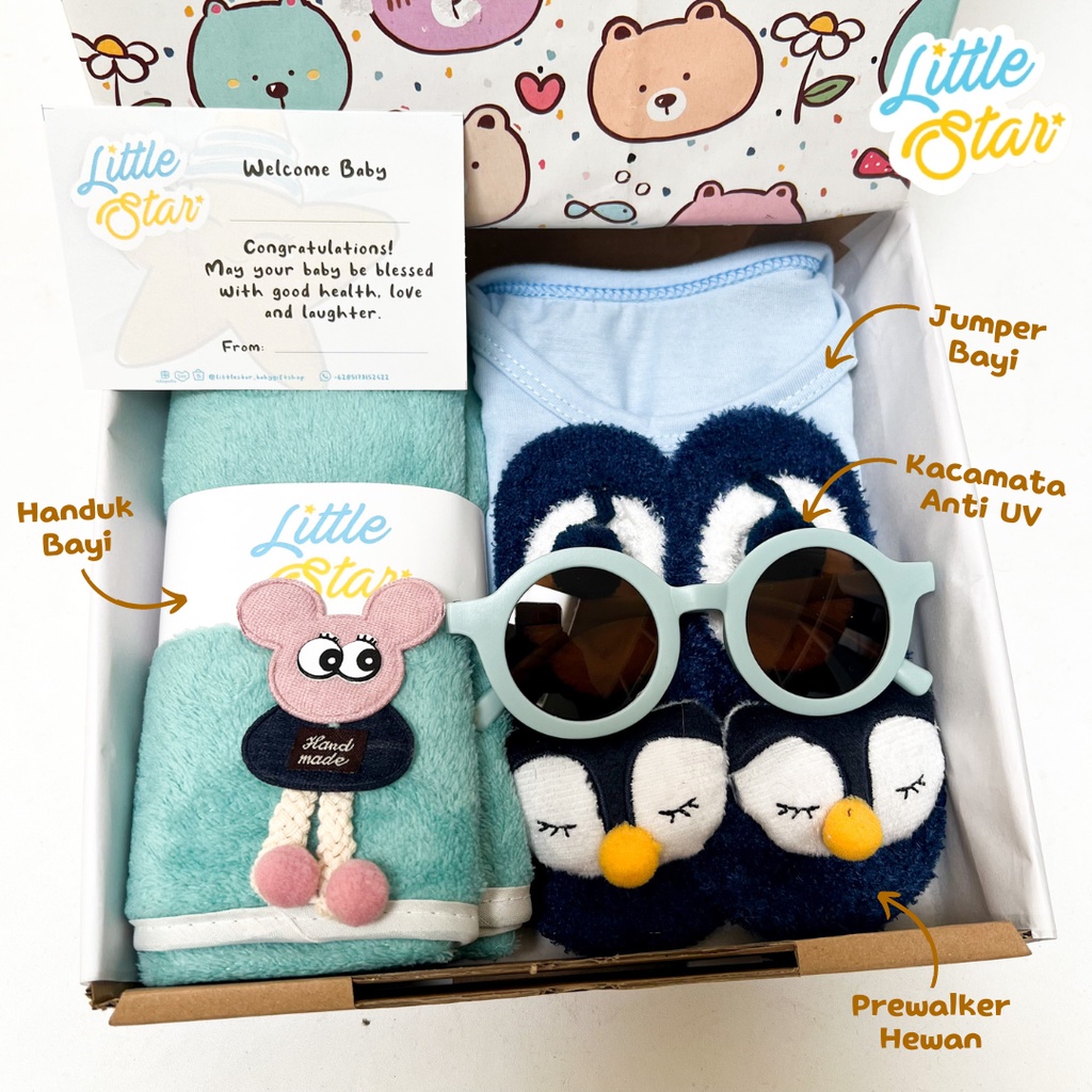 Jual 4in1 Hampers Newborn Kado Baby Gift Set Bayi Baru Lahir 0 6 Bulan ...