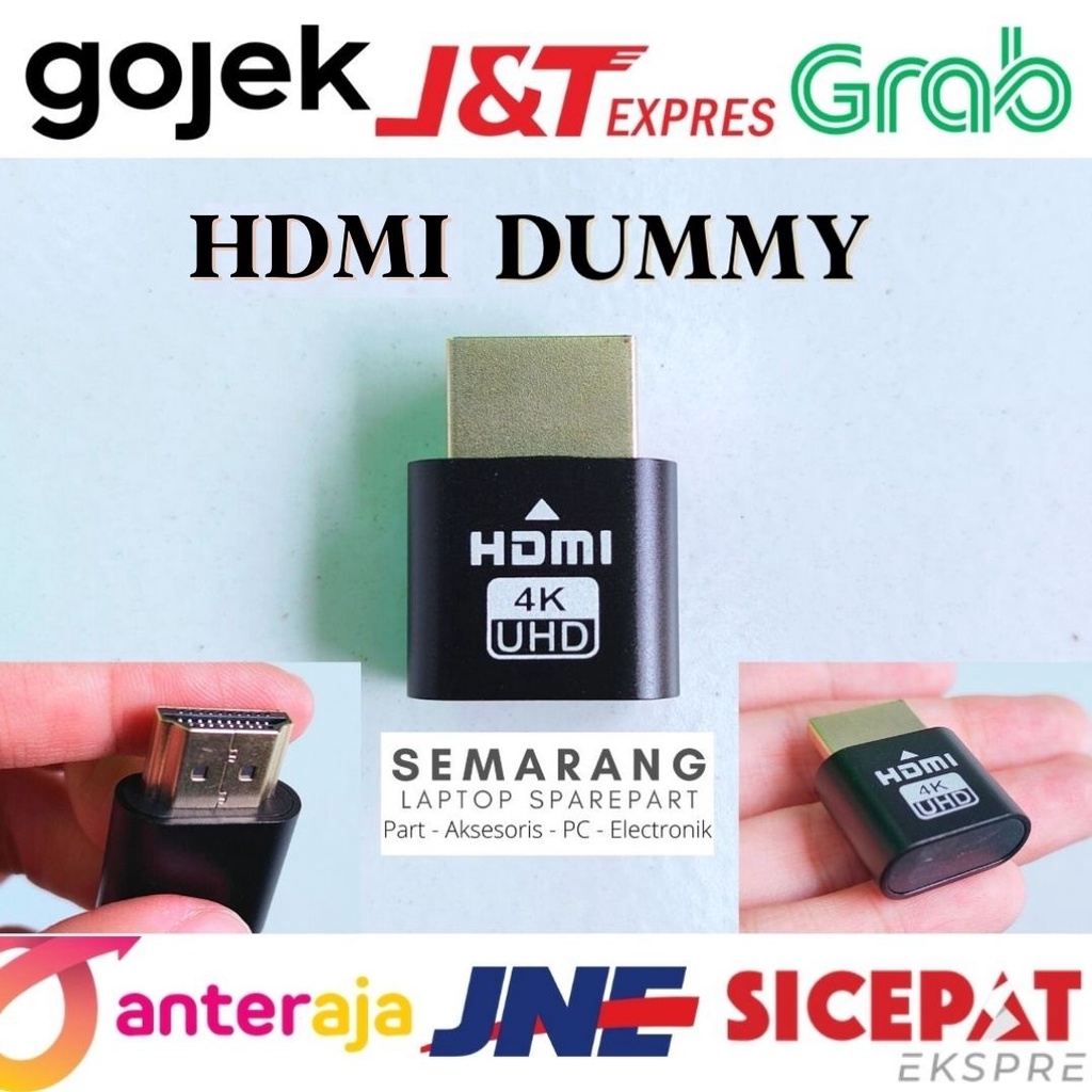 Jual HDMI DUMMY 4k Uhd Minning Anti Nerf Virtual Ghost Display Edid Adapter | Shopee Indonesia