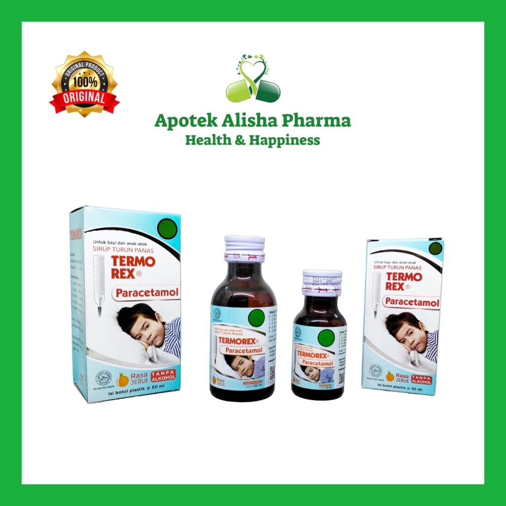 Jual Termorex Turun Panas Drop 30ml / Termorek Sirup 30/60ml - Termorex ...