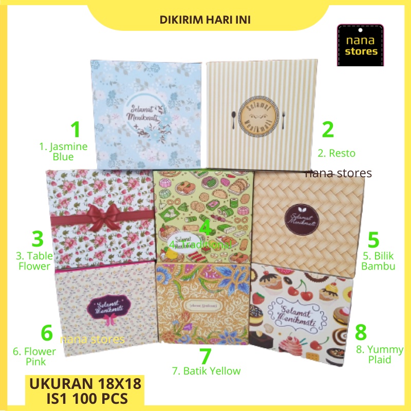 Jual 100 Pcs Dus Nasi, Kotak Nasi, Box Nasi, Dus makanan, Dus Catering ...