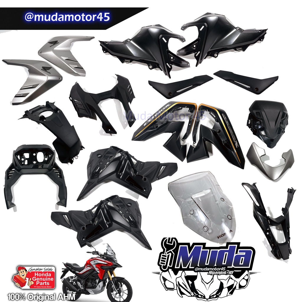 Jual BODY SET DEPAN CB150X FAIRING SHROUD CB 150 X SAYAP TANGKI VISOR ...