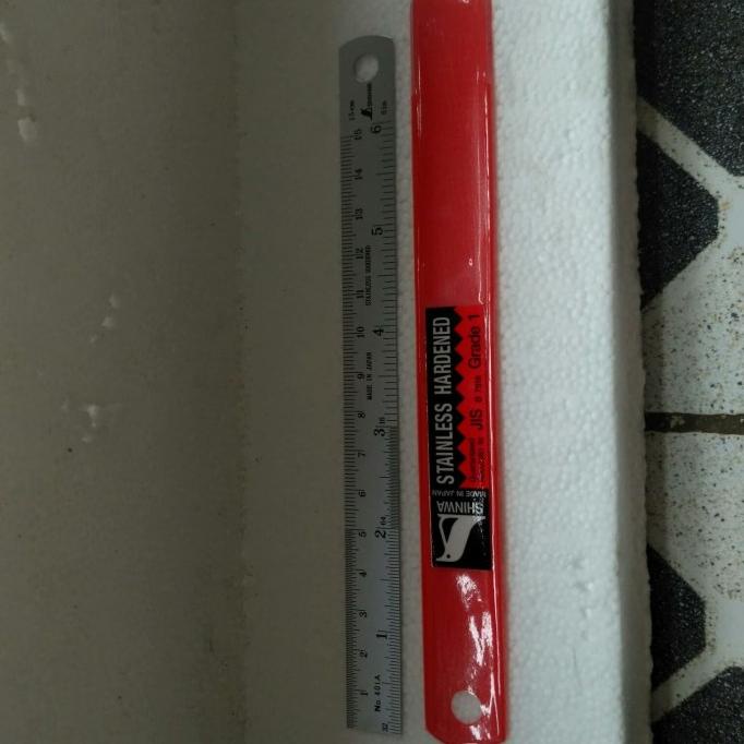 Jual Shinwa 15cm -penggaris stainless hardened 15cm-grade 1 | Shopee Indonesia