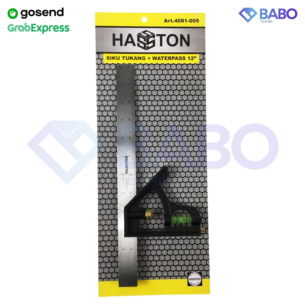 Jual HASSTON PROHEX Siku + Waterpas 12 (4081-005) | Shopee Indonesia