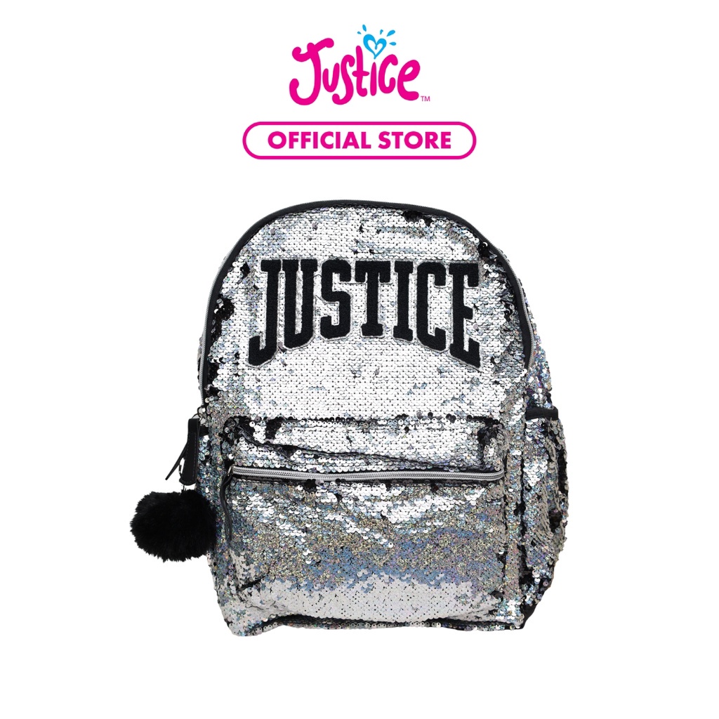 Jual Justice Girls Brushed Sequin Backpack - Tas Ransel Anak Perempuan ...