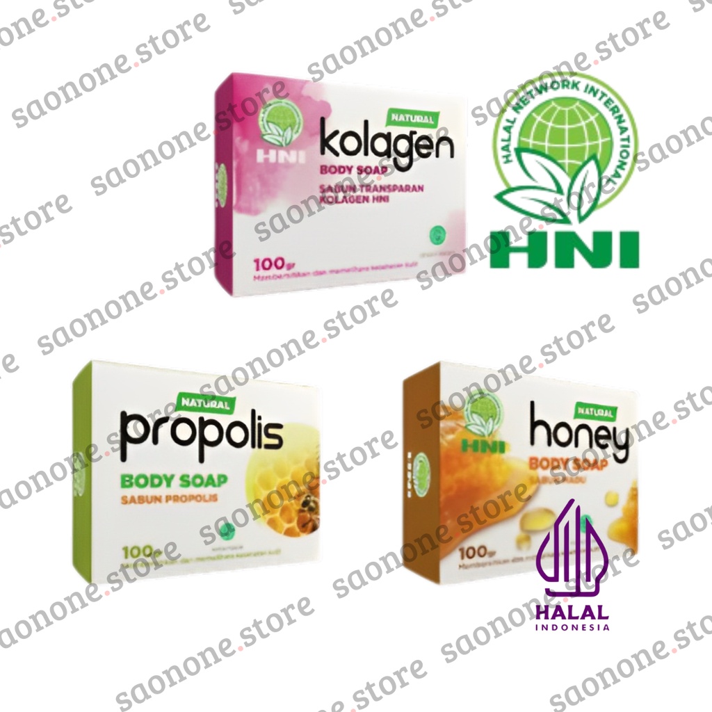 Jual Sabun Badan Kolagen, Honey, Propolis - HNI HPAI ORIGINAL [HMZ ...