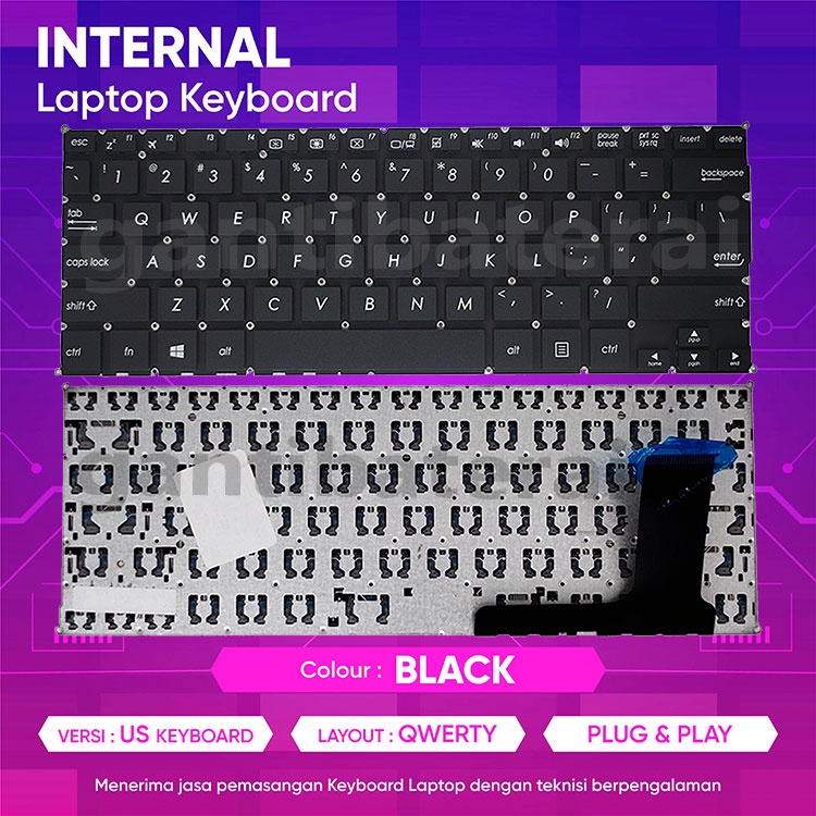 Jual Keyboard asus E203 E203n E203na E203nah E203m E203ma E203mah ...