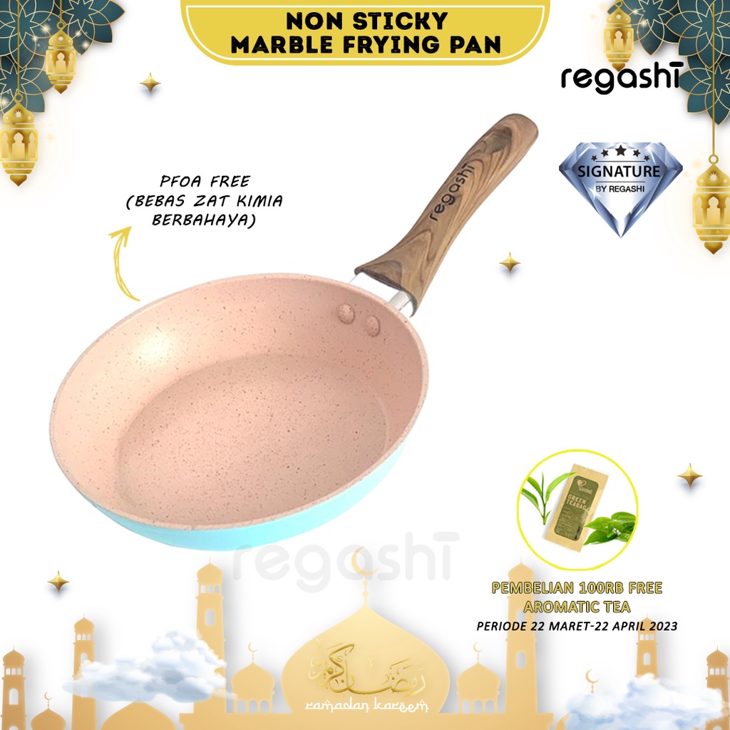 Jual Regashi Panci Mini Anti Lengket | Non Sticky Mini Marble Frying Pan | Panci Teflon Alat ...