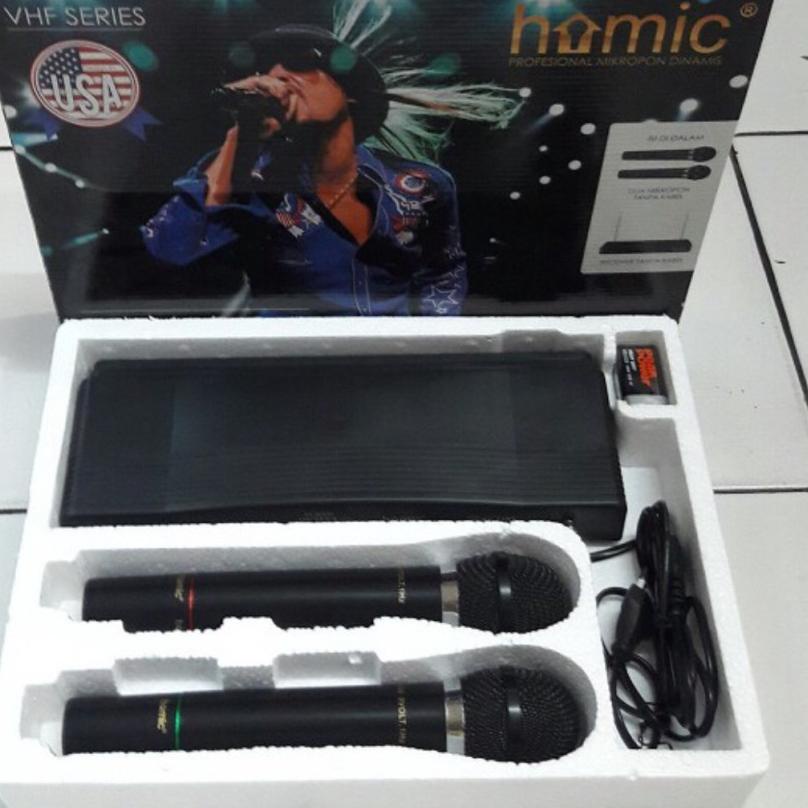 Jual Mic Wireless HOMIC HM 306 / 308 TERLARISSS ~ PCX STORE ( COD ) ☎ ...