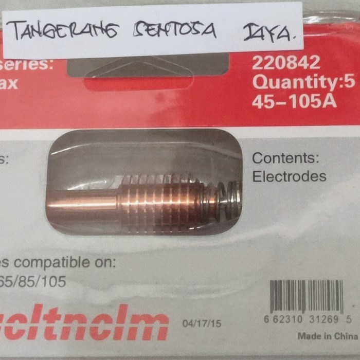 Jual Plasma cutting electrodes 220842 ( 5 pcs ) | Shopee Indonesia