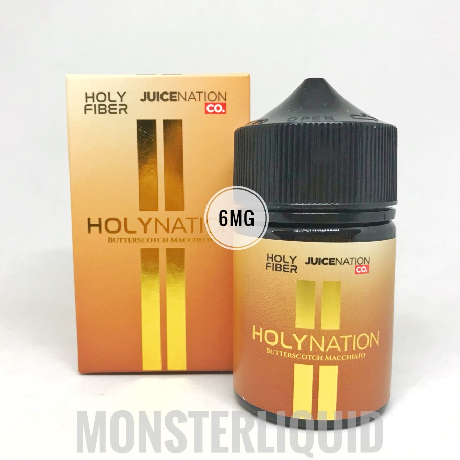 Jual HOLYNATION BUTTERSCOTCH MACCHIATO BY JUICENATION 6MG 60ML | Shopee ...
