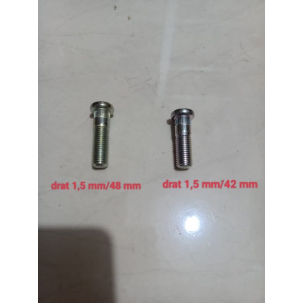 Jual BAUT RODA HONDA BRIO MOBILIO JAZZ CRV FREED DRAT 1,5MM/P 42 MM DAN ...