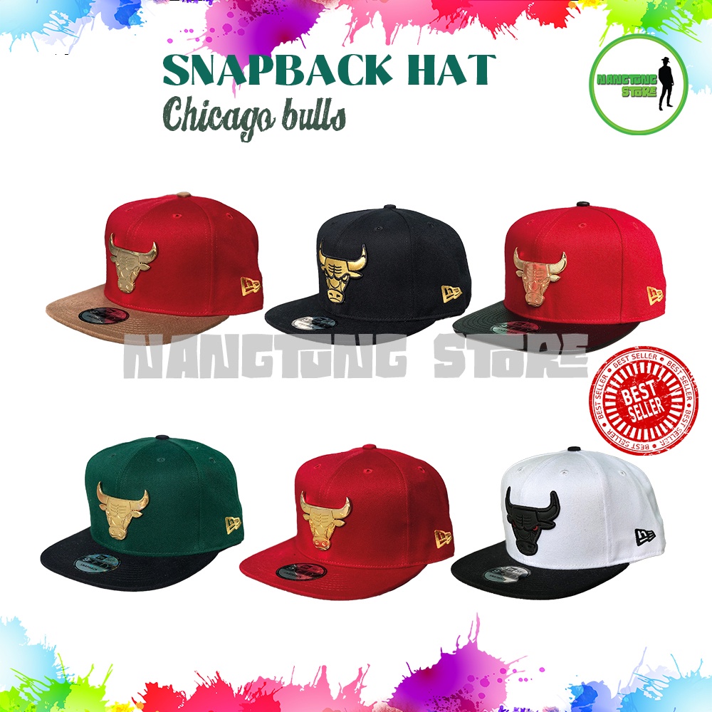 Jual Topi Snapback Chicago Bulls Pin Besi ORIGINAL Grade 100% Import ...