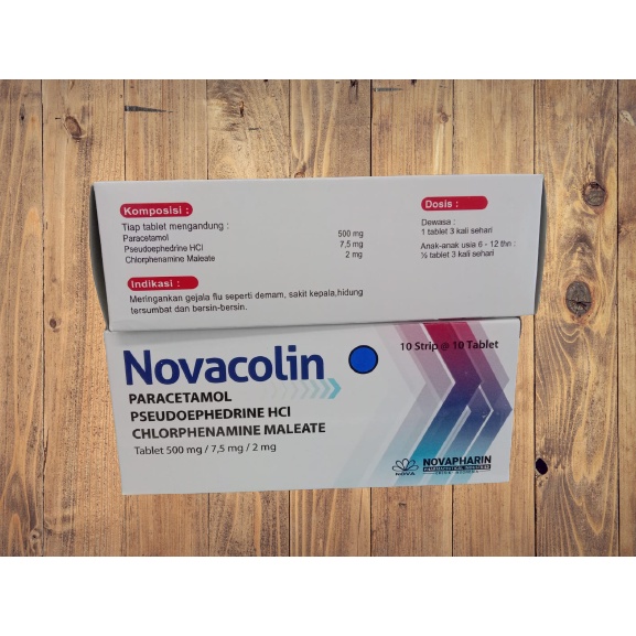 Jual NOVACOLIN TABLET PER BOX ISI 10 STRIP NOVAPHARIN | Shopee Indonesia