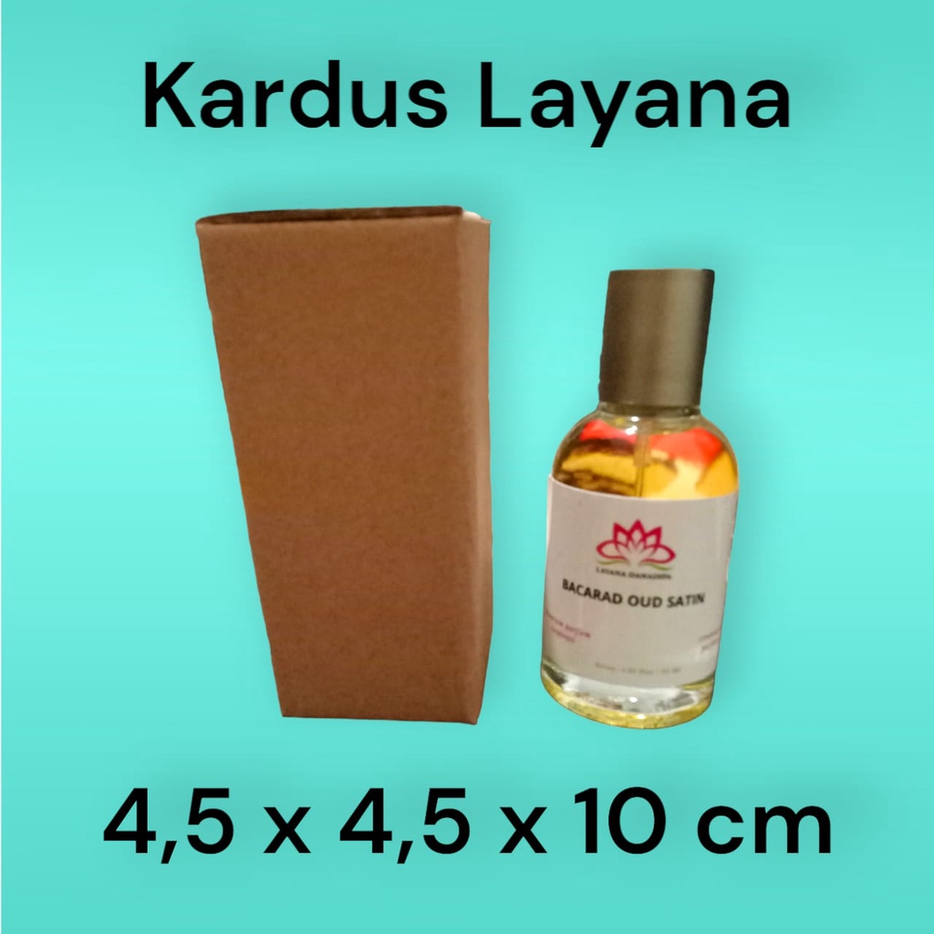 Jual Per 10 Pcs Kardus Ukuran 4,5 x 4,5 x 10 cm untuk Parfum 30 ml ...